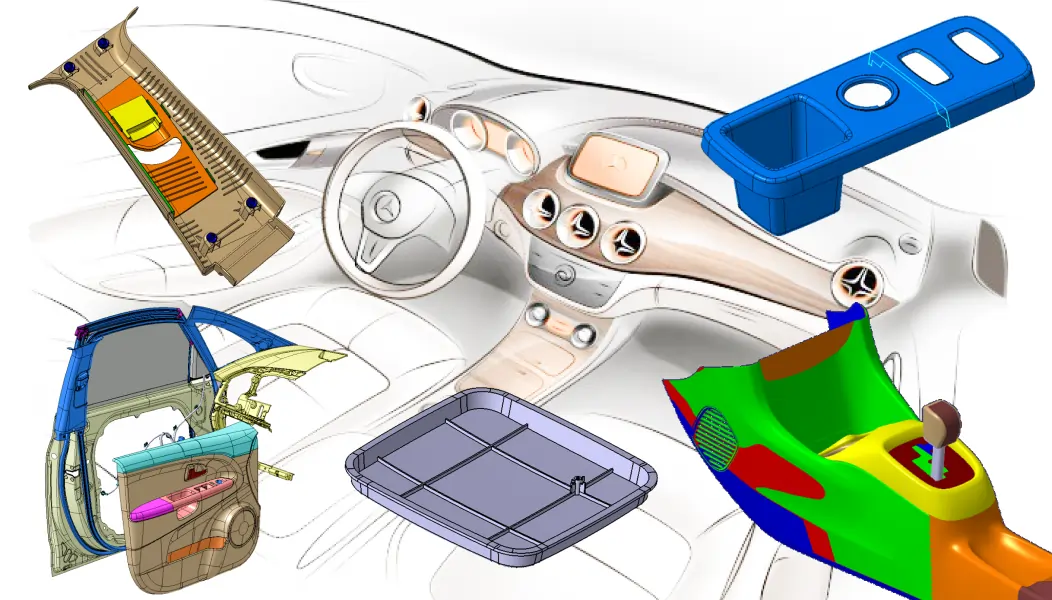 Automotive Plastic Part Design Courses | Projects | CAD Tests